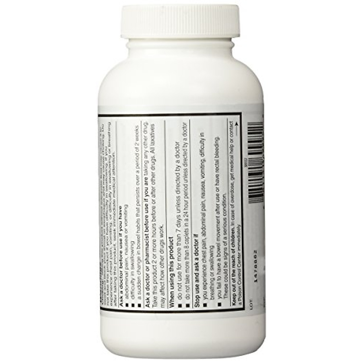 Equate Fiber Laxative Fiber Therapy For Regularity Caplets, 140-Count Bottle