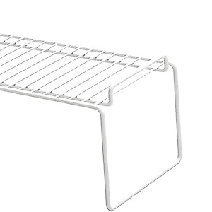 ＫＬＫＣＭＳ Spice Seasoning Rack Bathroom Organizer Multipurpose under Sink Shelf Cabinet Basket Organizer for Shower Kitchen Countertop Bathroom, White L