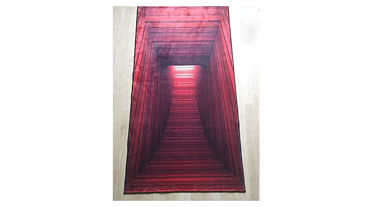3D Vortex Rug with Optical Illusion – Personalized & Durable Decor