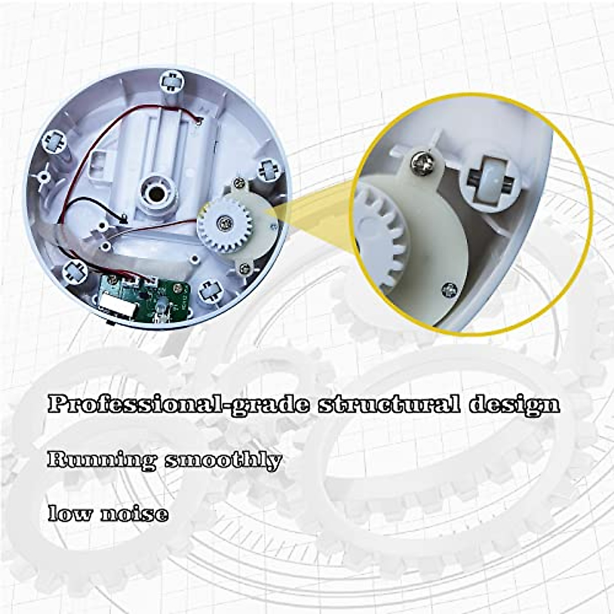 Motorized Rotating Display Stand for Epoxy Glitter Tumbler,360 Degree Automatic Mute Rotating Turntable for Photography Products Display,Live Video Show,Tumbler Supplies Spinner,Jewelry,Models,Battery