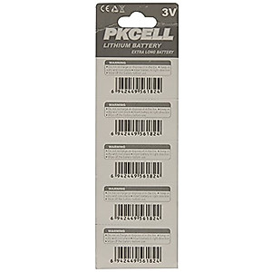 BlueDot Trading CR2025 3 Volt Lithium Button Coin Cell Long-Lasting Batteries for Watches, flameless Candles, calculators, and Many Other Devices, Pack of 5