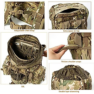 MT Military ALICE Pack Internal frame Army Survival Combat ALICE Rucksack Backpack