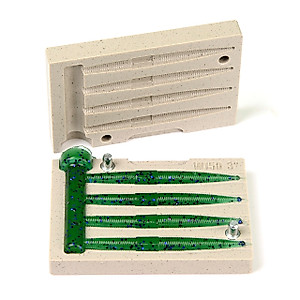 FatFish W150-4C Bait Mold Soft Plastiс Lure Making Injection Mold for Do-It Fishing Lures 3"