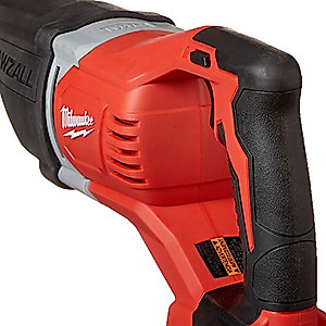 Milwaukee 2621-20 M18 18V Lithium Ion Cordless Sawzall 3,000RPM Reciprocating Saw with Quik Lok Blade Clamp and All Metal Gearbox (Bare Tool)