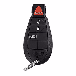 BESTHA 2 New Replacement 4 Button Keyless Entry Remote Key Fob Transmitter for M3N5WY783X Chrysler 300/Dodge Charger Challenger Magnum with Ignition Key IYZ-C01C
