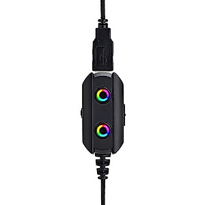 Egghead Skylab Gaming and Multimedia Headset with Noise-Reducing Headphones and LED Lights, Ergonomic Noise Cancelling Gaming Headsets with Mic, Set of 10, Black