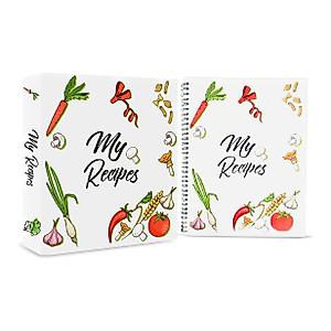 Recipe Binder Comes with Recipe Book, Recipe Book to Write in Your Own Recipes, Recipe Books, Recipe Notebook, Recipe Book Binder, Blank Cookbook, Recipe Binder Ring, Cook Books to Write in