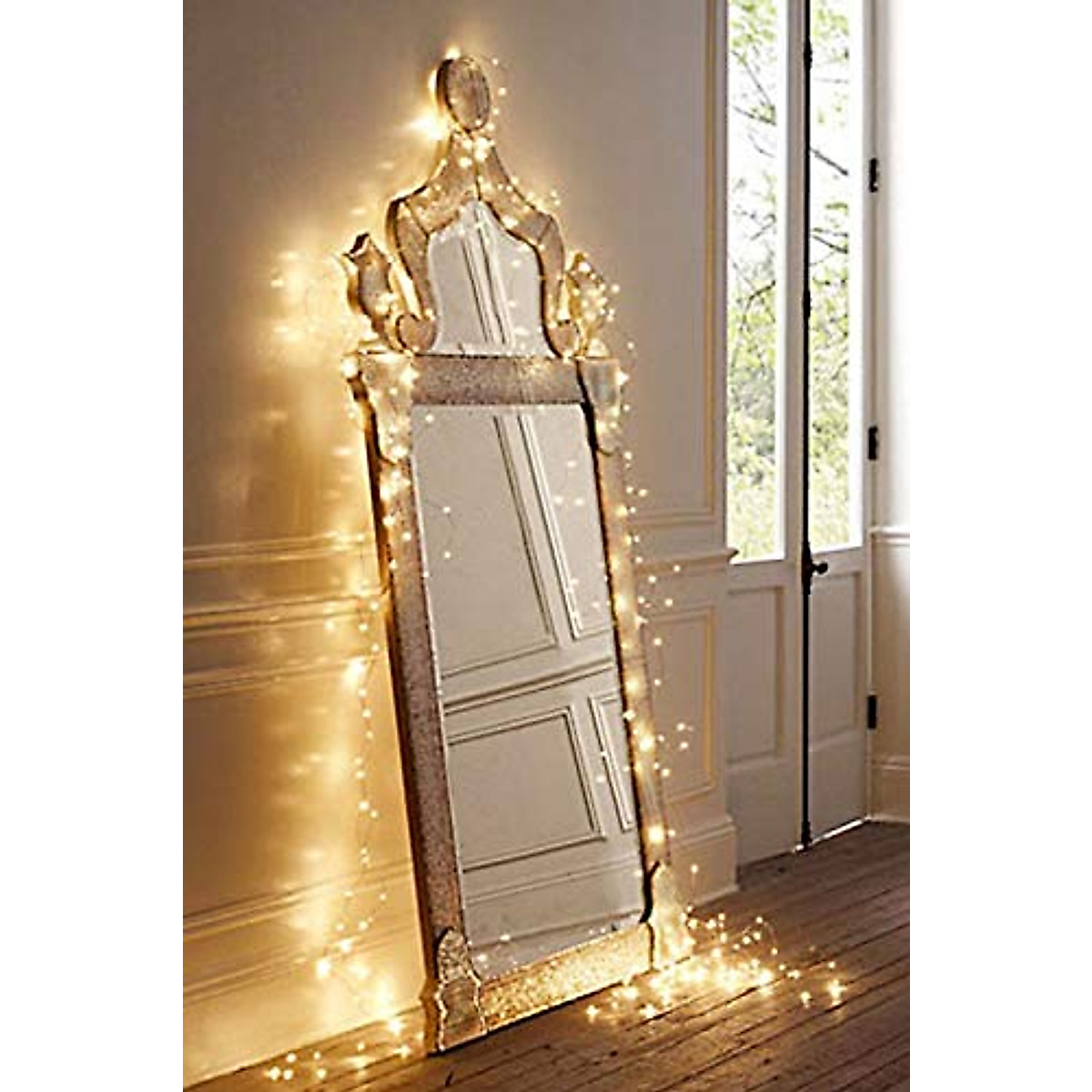 String Lights, PERFECTDAY 200 LED 66 FT Copper Fairy String Lights Warm White Waterproof USB Powered String Light for Indoor Outdoor Party Decoration