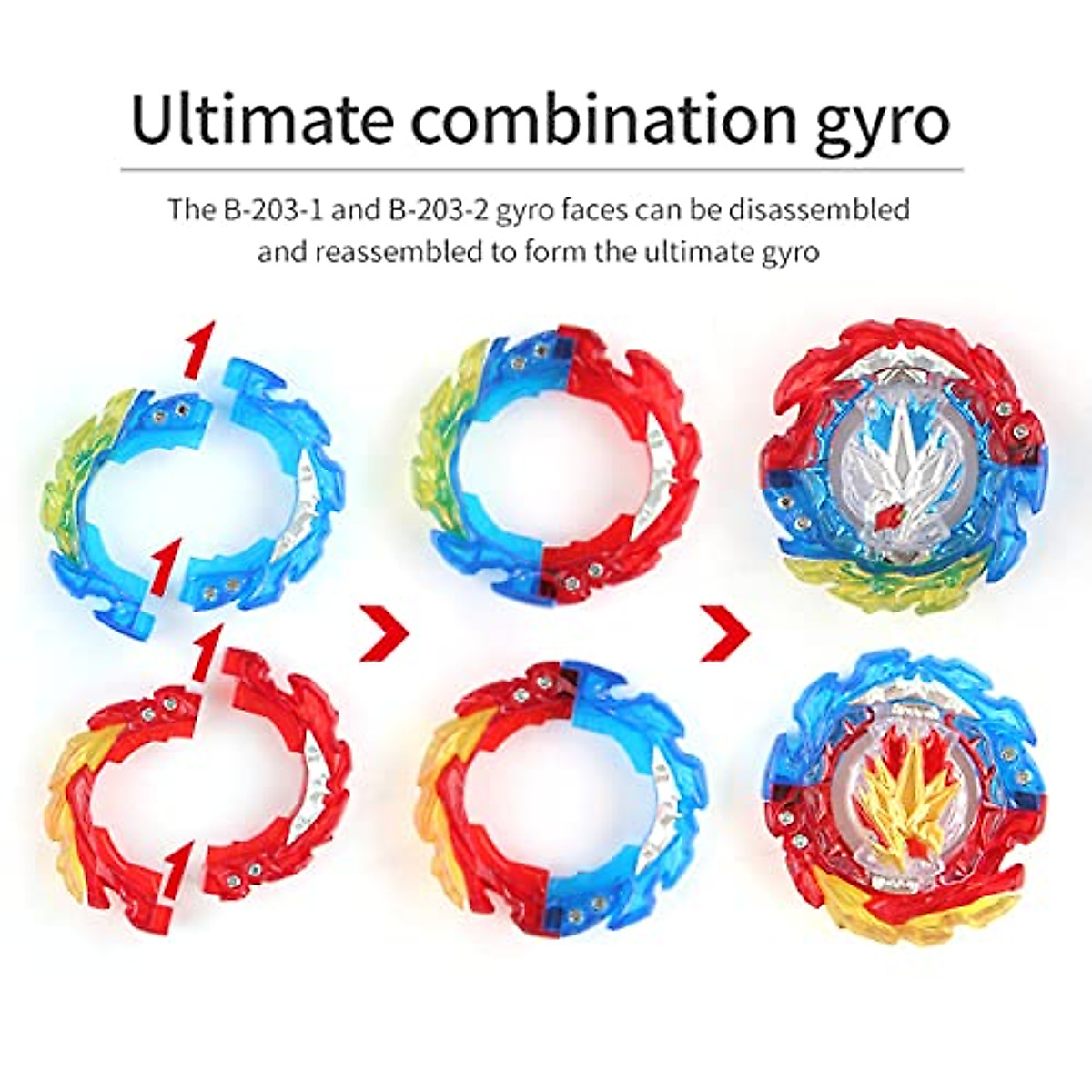 Battling Tops Burst Superking B-203-02 Gyro Toys for Kids with Launcher (B-203-02)