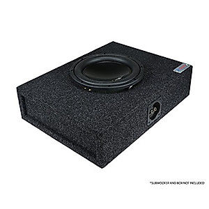 Atrend Universal MDF Constructed Spacer for 10 Inch Speaker or Sub - Adds 3/4" To Depth - Premium Subwoofer Spacer Improves Audio Quality, Sound & Bass - Multiple Usage - Black