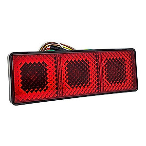 Bully CR-007XL Black Finish ABS Plastic Universal Fit Truck Extra Large LED Brake Light Hitch Cover Fits 2" Hitch Receivers for Trucks from Chevy (Chevrolet), Ford, Toyota, GMC, Dodge RAM, Jeep