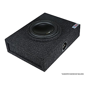 Atrend Universal MDF Constructed Spacer for 10 Inch Speaker or Sub - Adds 3/4" To Depth - Premium Subwoofer Spacer Improves Audio Quality, Sound & Bass - Multiple Usage - Black