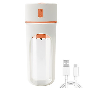 Portable Blender, 480ml Portable Juicer Blender with 6-Blade, Portable Blender Cup for Shakes and Smoothies, USB Blender for Office, Gym, Kitchen, Travel, Portable Blender