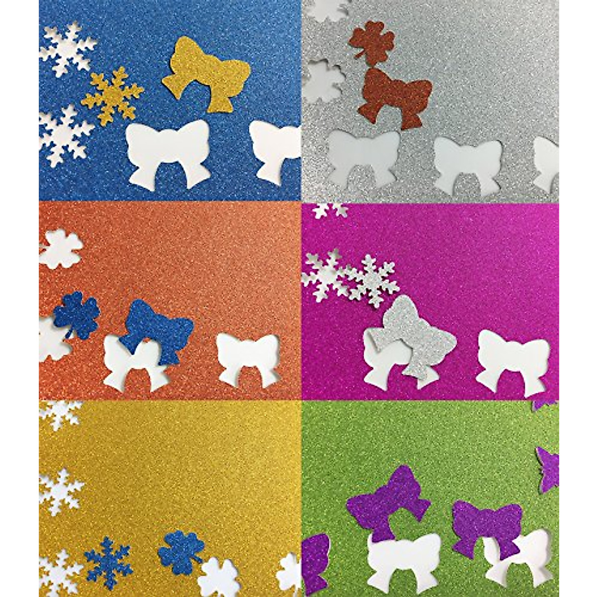 Glitter Cardstock, Misscrafts 10 Sheets 12" x 8" Sparkling Glitter Cardstock 250gms Scrapbooking Craft Paper for Cardmaker DIY Christmas Wedding Birthday Decoration Craft (Gold)