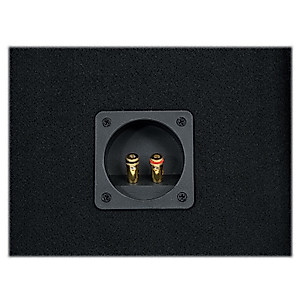 Rockville RV8P 8" 400w Car Audio Subwoofer in Vented Sub Enclosure Box - 4 Ohm,Black