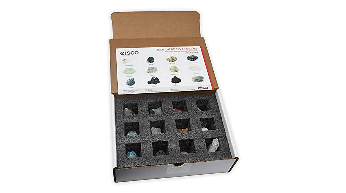 Rock & Mineral Kit, 12 Pieces - Includes Metamorphic, Igneous ...