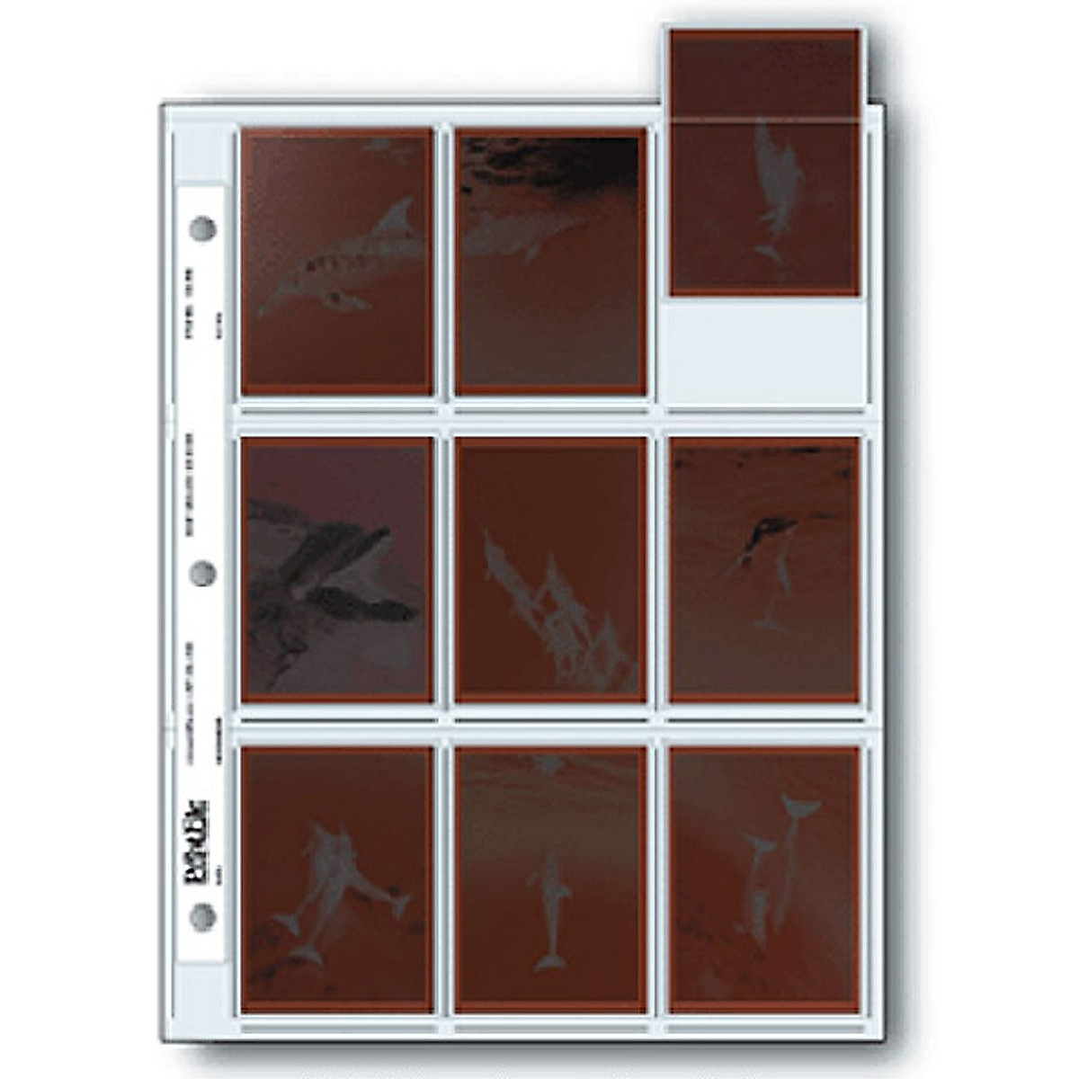 Print File Pkg 25 Archival 120 Negative Preservers. Holds 9 Individual 6x7 Sleeved Negatives or 18 collectable Cards or 2 1/2 x 3 1/2" Wallet Size Prints