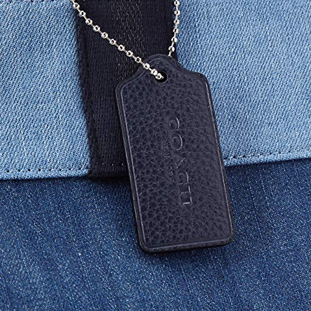 COACH(コーチ) Tote Bag, Silver/Denim