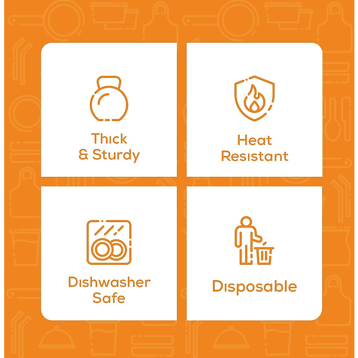 GUSTO [25 Sets 8-Inch Square Foil Pans (Lids Not Included) - Aluminum Pans, Disposable Food Containers For Baking, Cooking, Storing and Preparing Food (Formerly Comfy Package)