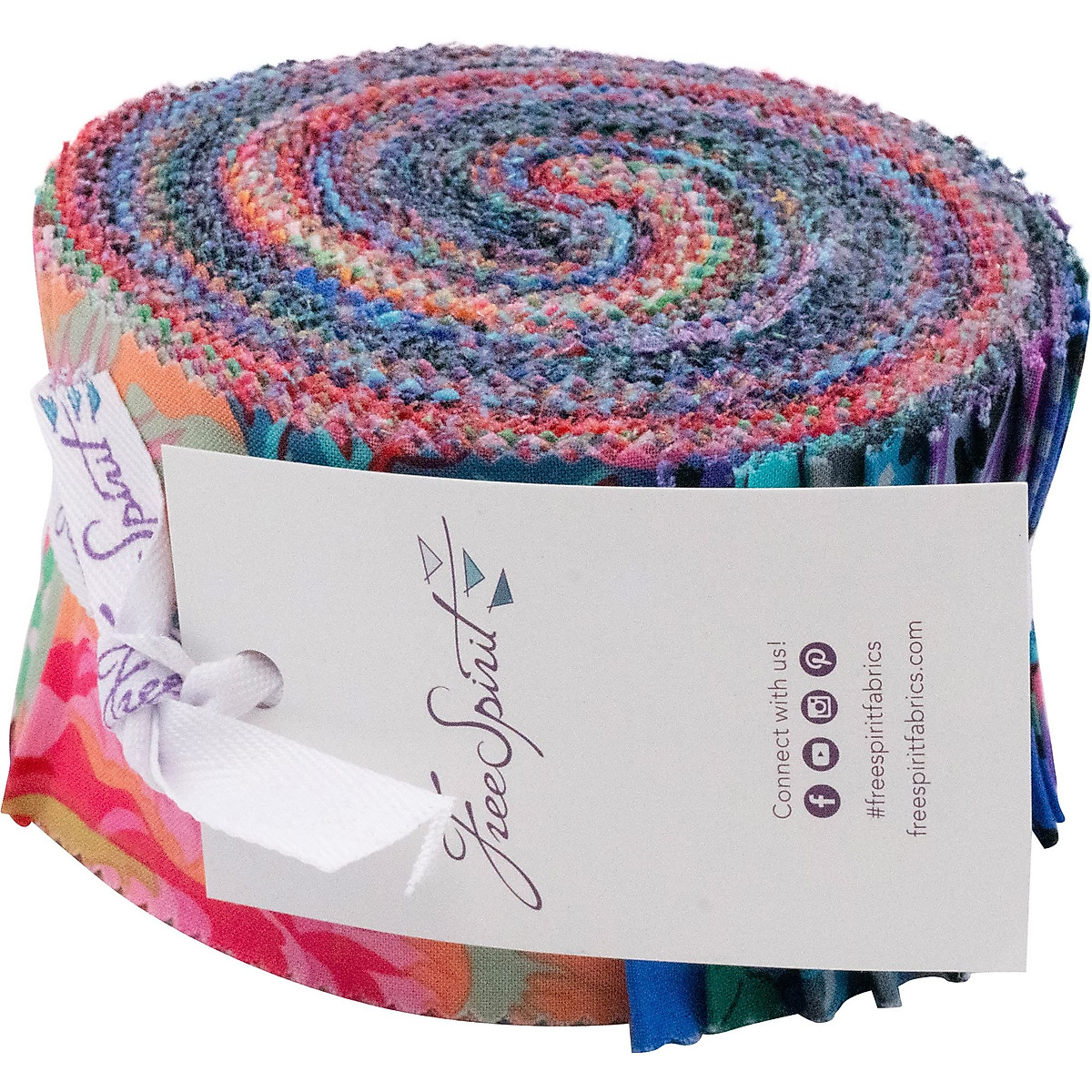 Kaffe Fassett Collective February 2023 Darker Design Roll 40 2.5-inch Strips Jelly Roll Free Spirit