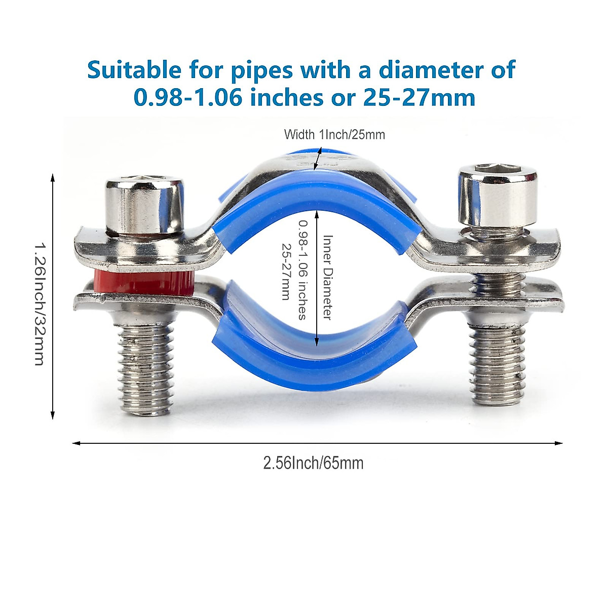 2 Pieces Fix Sinking Office Chair, 304 Stainless Steel Office Chair Saver for Stop Sinking, Sinking Office Chair Repair Kit with Allen Wrench, Adjustable Chair Height Without Cylinder Replacement