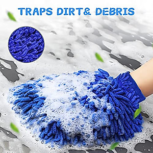 Mr Towels Premium Microfiber Scratch Free Car Wash Mitt (1)