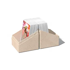 Ultimate Guard RTE Boulder 100+, Deck Case for 100 Double-Sleeved TCG Cards, Natural Color, 97% Renewable, Made in Germany, Secure & Durable Storage