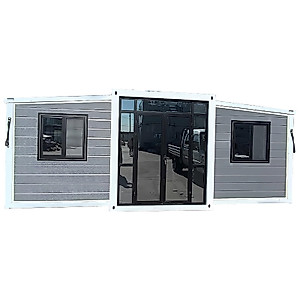 Modular Container Homes - Prefabricated Tiny Home with Customizable Bathroom, Kitchen, Living Room & Bedroom - Ideal Mobile Home for Adults