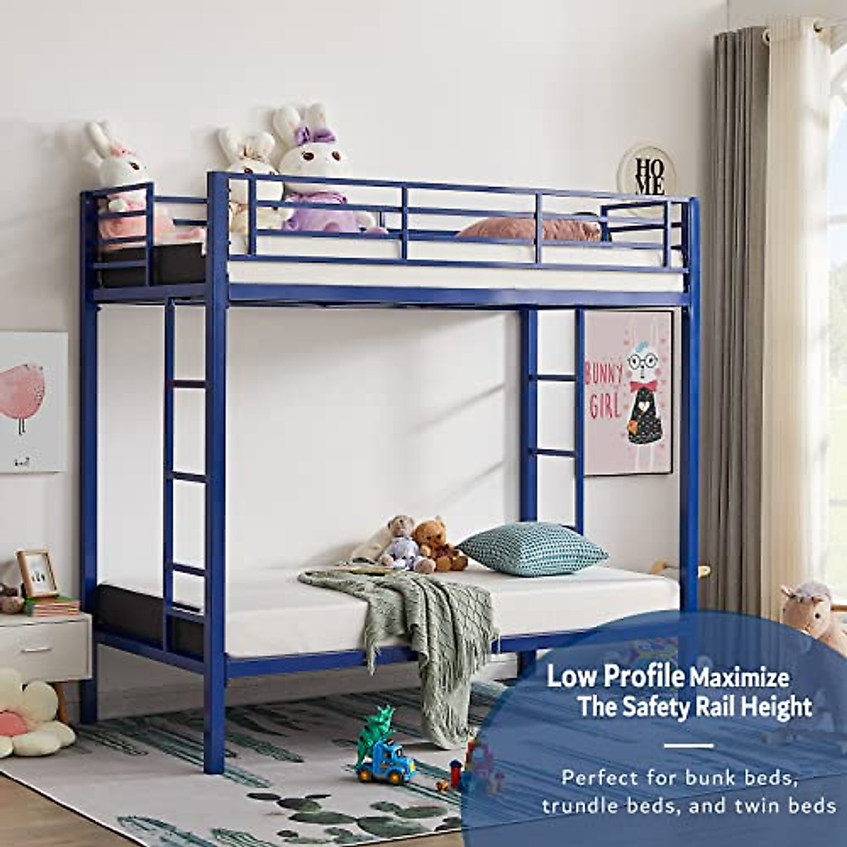 OUUI Twin Mattress, 5 Inch Cooling Gel Memory Foam Mattress in a Box with Breathable Cover Medium Firm Twin Bed Mattress for Bunk Bed, Trundle Bed, Pressure Relief, CertiPUR-US Certified