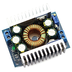 DZS Elec 12A DC-DC Step Down Buck Converter Low Ripple with Heat Sink 4.5V-30V to 0.8V-30V Vehicular Voltage Regulator