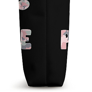 Stay Pawsitive Dog Cat Paw Print -Sage Pink Camo Camouflage Tote Bag