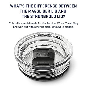 YETI Rambler 20 oz Travel Mug, Stainless Steel, Vacuum Insulated with Stronghold Lid, High Desert Clay