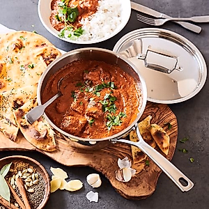 Sur La Table Classic 5-Ply Stainless Steel Saucepan