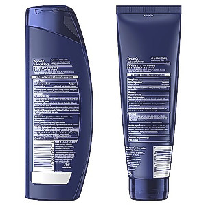 Head & Shoulders Anti-Dandruff Shampoo and Conditioner Set, Clinical Strength, Dry Scalp Rescue with Manuka Honey, 13.5 Fl Oz and 9.1 Fl Oz (Pack of 2)