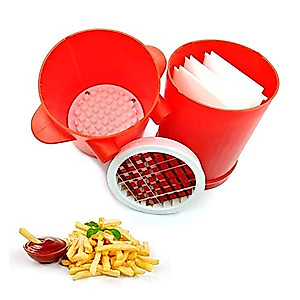 Potatoes Maker French Fries Maker Potato slicers French Fries Cutter Machine No Deep-Fry To Make Healthy Fries.