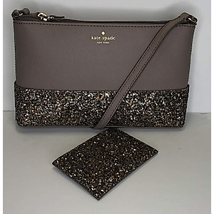 Kate Spade New York Greta Court Ramey WKRU5693 bundled with matching Graham Card Case Wallet WLRU5200 (City Scape)