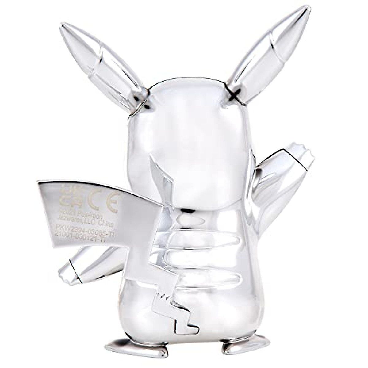 Pokémon 25th Celebration 3-inch Silver Pikachu #2 - Pokémon Figure - Pokémon Fan Must Have Toy - Officially Licensed 25th Anniversary Pokémon Product from Jazwares