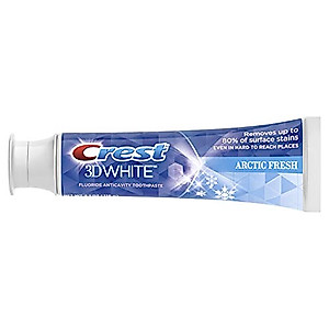 Crest 3d White Fluoride Anticavity Toothpaste Arctic Fresh Value Ea , 4.1 Ounce (2-Pack)