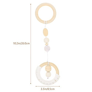 NUOBESTY 4Pcs Newborn Fitness Hanging Toys Infant Fitness Rack Pendants Baby Photo Props