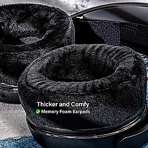 Arctis Ear Cushions - Velour Earpads Compatible with Arctis 7/5/3/1, Arctis Pro, Arctis 9X, Arctis 7X, Arctis 7P, G PRO X, RIG 800 Series, BlackShark V2 X, ATH M50X, M40X, MDR-7506 Headphones