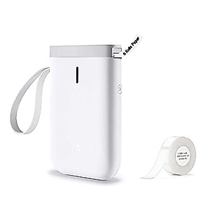 Label Maker with 6 Rolls Tape NiiMbot D11 Portable Wireless Connection Label Printer, NIIMBOT Mini Label Maker Machine