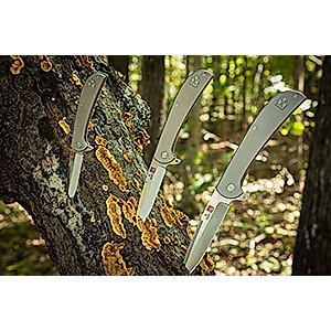 Al Mar AMK4116 Ultralight Titanium Framelock Silver Folding Pocket Folder Knife