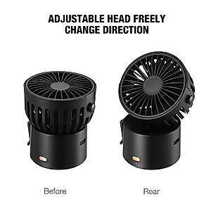 Mini Fan Portable Personal Small Handheld Fan USB Rechargeable Battery Operated Hand Fan, Small Pocket Fans for Girls Boys Women Gift Outdoor Travel Office