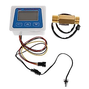 Zaagot Multifunctional Low-Power Digital Flowmeter with 4-Point Flow nsor Accessories