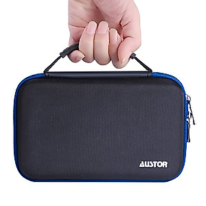AUSTOR Case for Nintendo New 3DS XL(Black+Blue)
