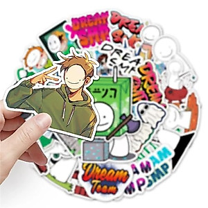 50PCS Cartoon Dream SMP Graffiti Funny Cute Stickers for Suitcase Skateboard Laptop Computer Water Bottles Car Teens Boys Girls Decal Waterproof Sticker for Phone Computer Decal Pegatinas Juguete