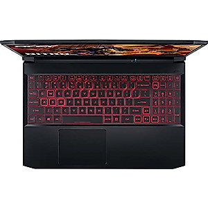 Newest Acer Nitro 5 15.6“ FHD IPS Gaming Laptop, 11th Gen Intel 6-Core i5-11400H, NVIDIA GeForce GTX 1650, 16GB DDR4 RAM, 256GB NVMe SSD, DTS X Ultra, Backlit KB, WiFi 6, Win 10, GalliumPi Accessories