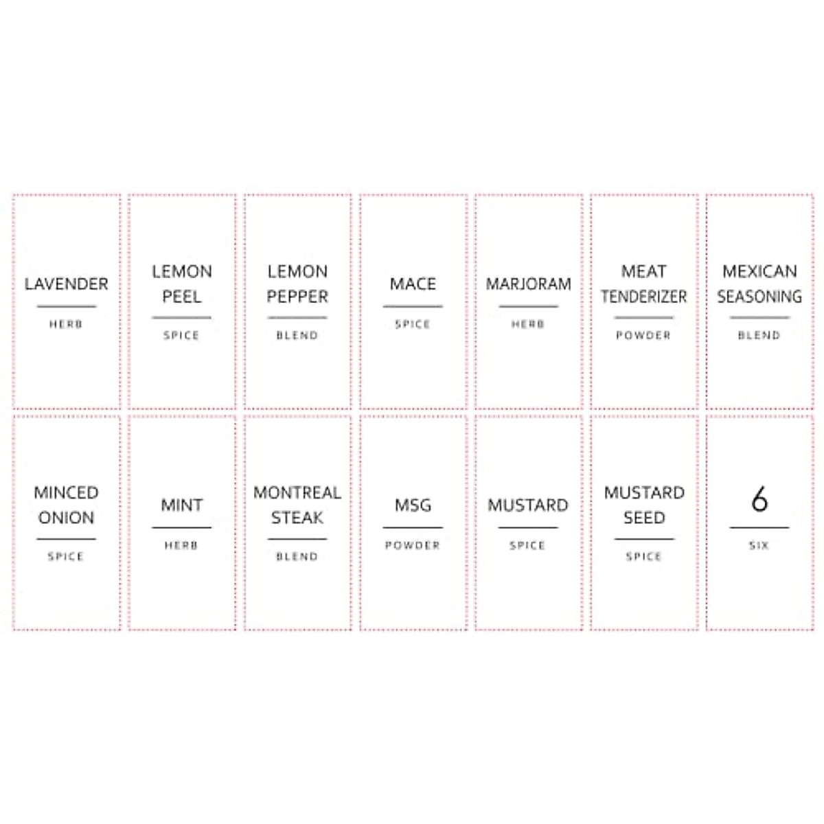 140 Pieces Gold Spice Jar Labels, Minimalist Preprinted All Caps Text on White Stickers for Seasonings, Herbs, Kitchen Organization (Water Resistant)