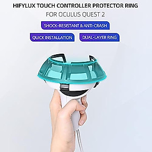 2pcs VR Grip Accessories Anti-Shock Touch Controller Frame Protective Guard Anti Break Shell Protective Cover Cage for Oculus Quest 2