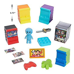 Ryan's World Surprise Arcades, 11-pieces, 4 Arcade Game-Containers, Glow-in-the-Dark Figure, Kids Toys for Ages 3 Up by Just Play